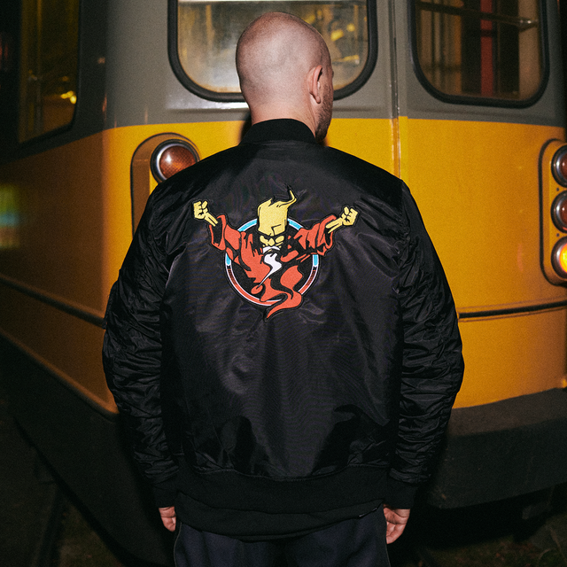 Thunderdome bomber black/red men